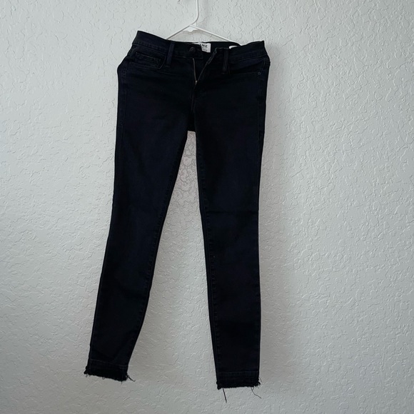 Frame Denim | Jeans | Frame Le Skinny De Jeanne Raw Stagger Hem Jeans ...